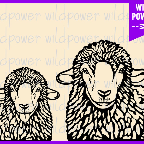 Sheep Stencil - Etsy