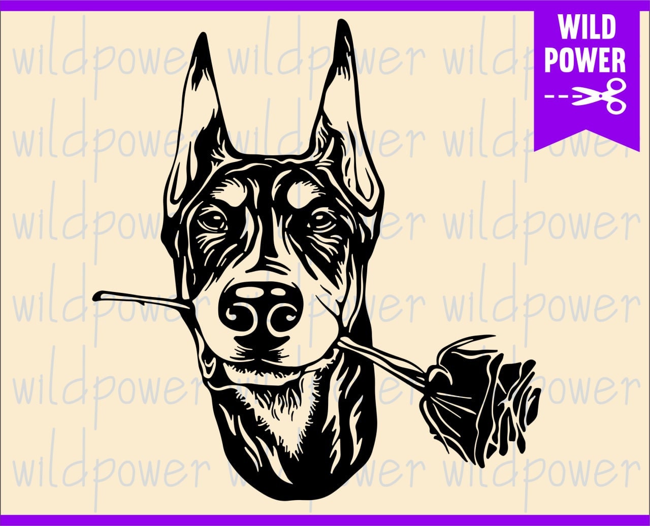 Doberman Svg Doberman Svg Filesdog SVG Files for Cricut - Etsy