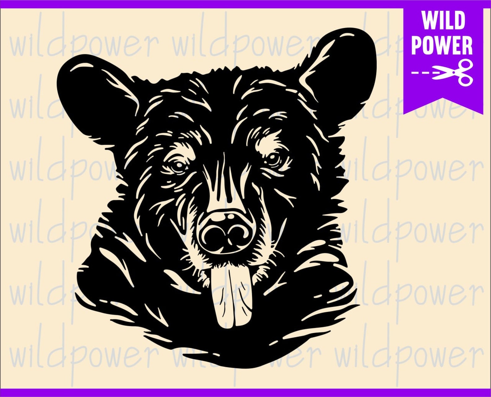 Black Bear Svgbear Svgbear Dxf Bear Files for Cricutbear - Etsy