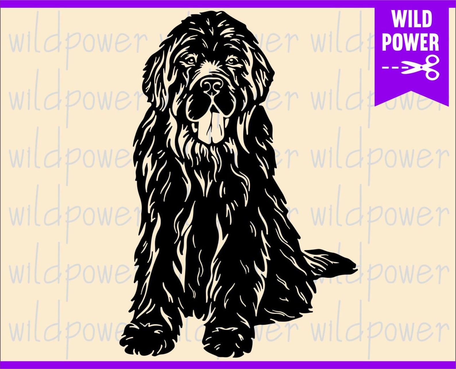 Newfoundland Svgdog Svg File for Cricutnewfoundland - Etsy