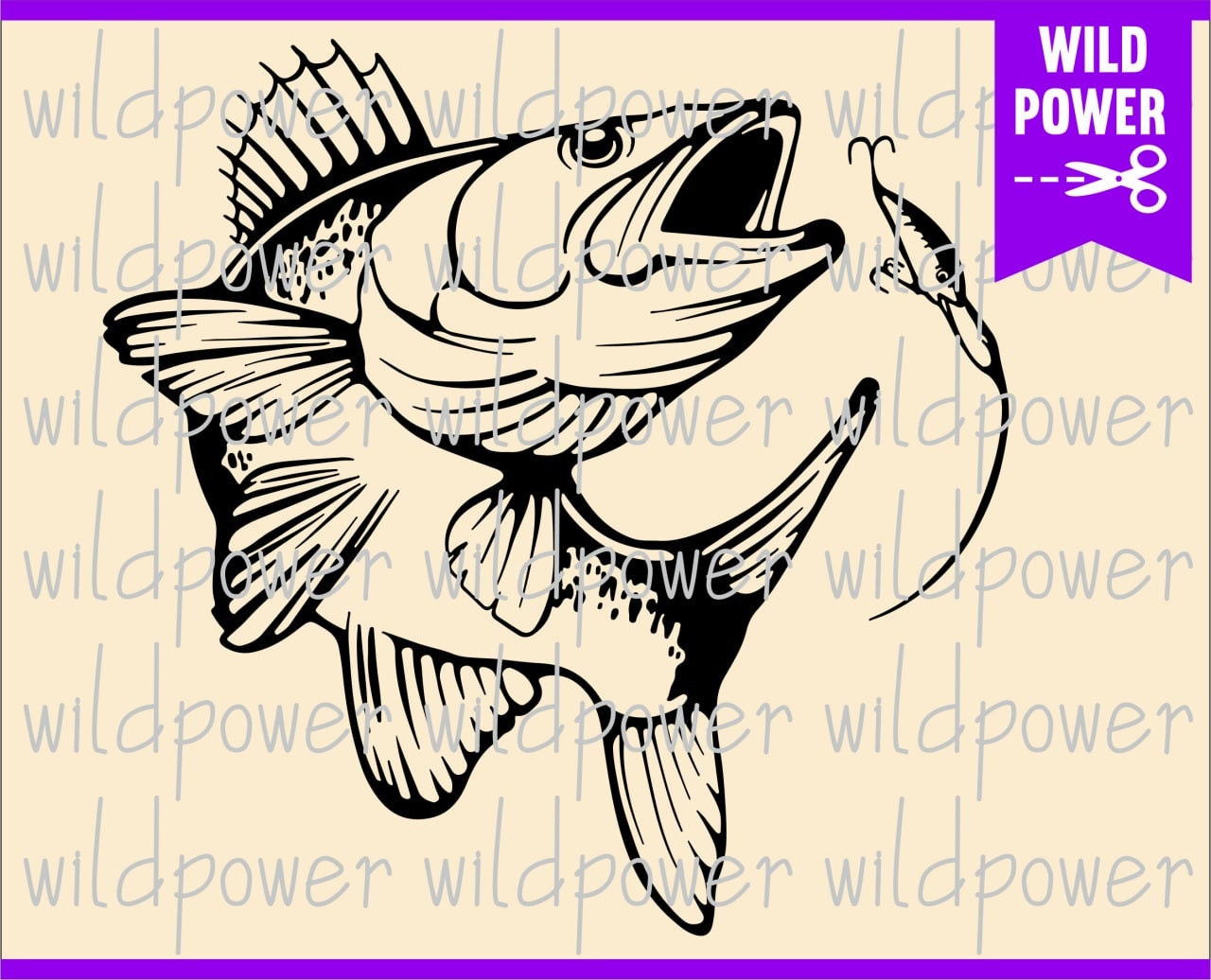 Walleye Fish Svgwalleye Fish Cut Fileswalleye Fish - Etsy Canada