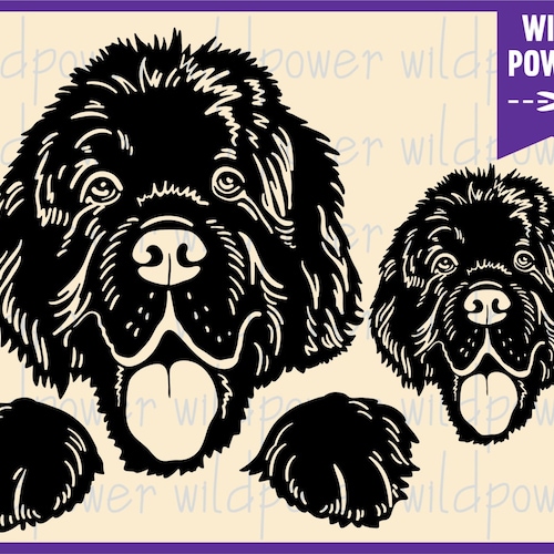 Newfoundland Svg Dog Svg File for Cricut Newfie Art Clipart - Etsy UK