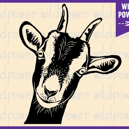 Goat Svg Files Goat Farm Animal Svg Goat Head Svg Cricut - Etsy