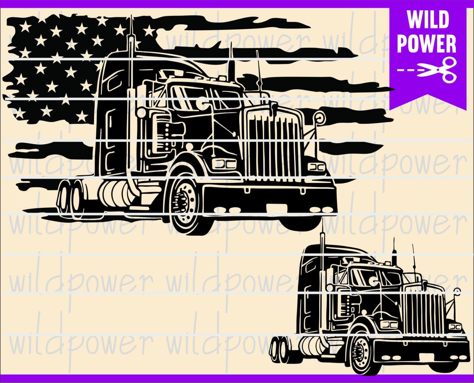 USA Semi Truck Svg File Big Truck Svg Semi Truck Clipart - Etsy