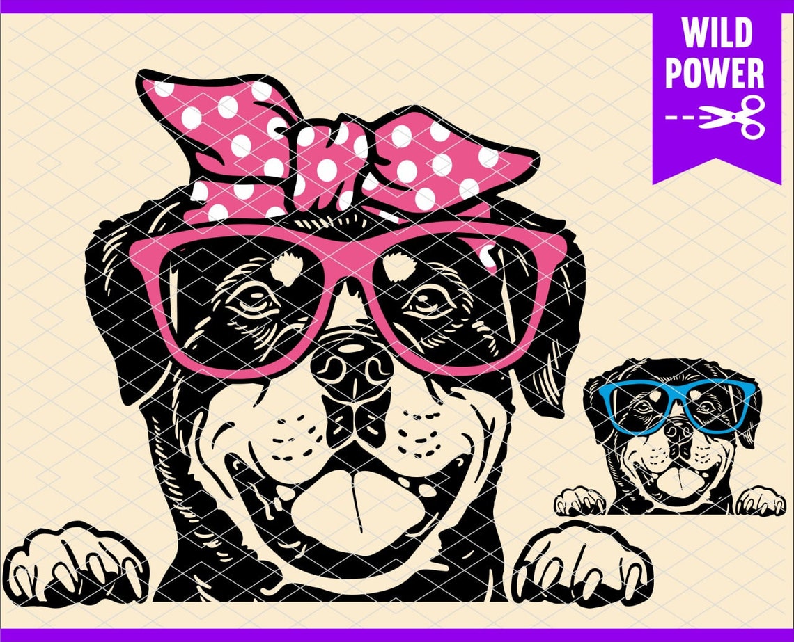 Rottweiler Svg Dog Svg Cricut Rott Vector Rottie Clipart - Etsy