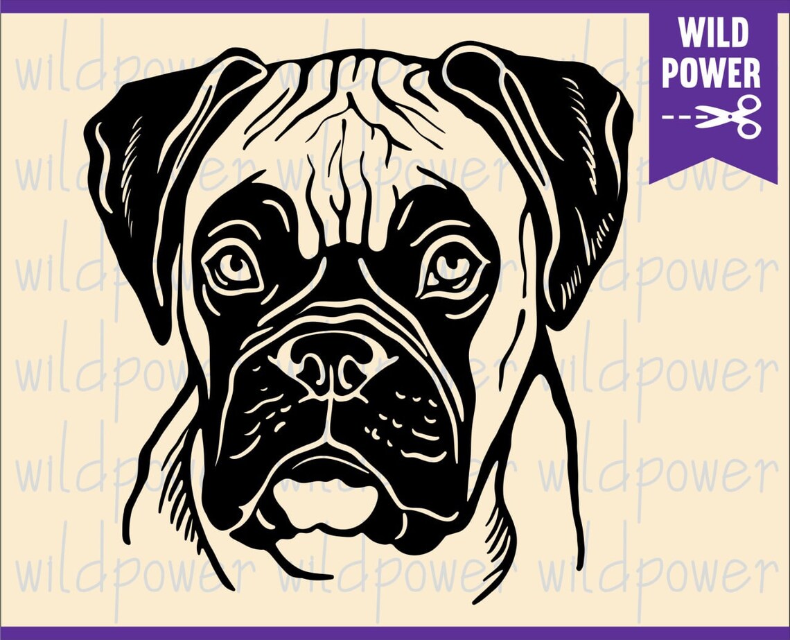 Cute Boxer Dog Svgboxer Dog Svgboxer Dog Shirtdog Svg - Etsy