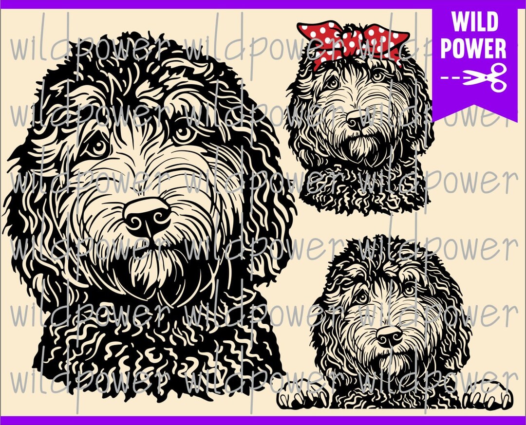 Labradoodle Svg,dog Svg Cricut, Cute Face Labradoodle Svg,printable ...