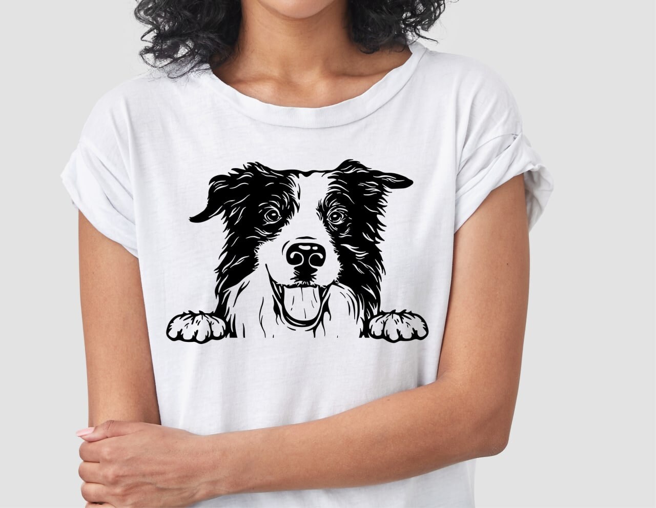 Australian Shepherd Svgmini Aussie Face Clipartdog Svg Files - Etsy