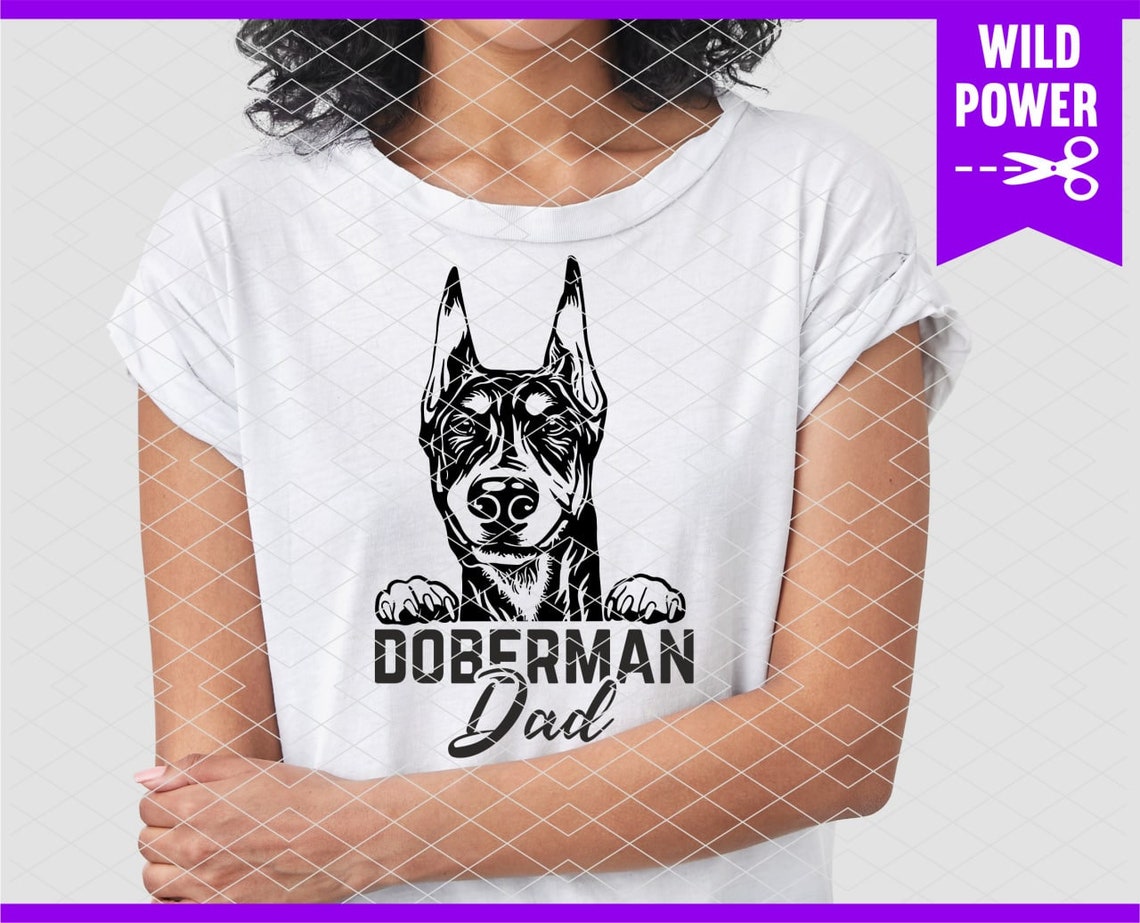 Doberman Mom Svg Doberman Dad Svg Filesdog SVG Files for - Etsy