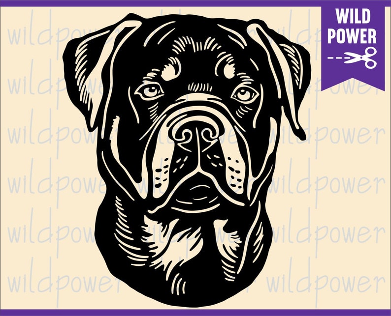 Rottweiler Svg Dog Svg Cricut Rott Vector Rottie Clipart | Etsy