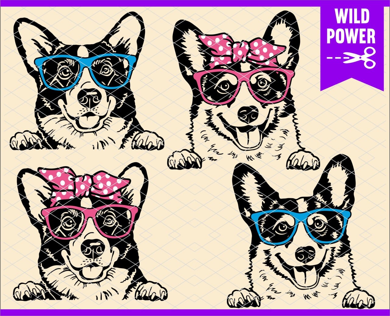 Corgi Svg Dog Svg Files for Cricut Cute Corgicorgi - Etsy