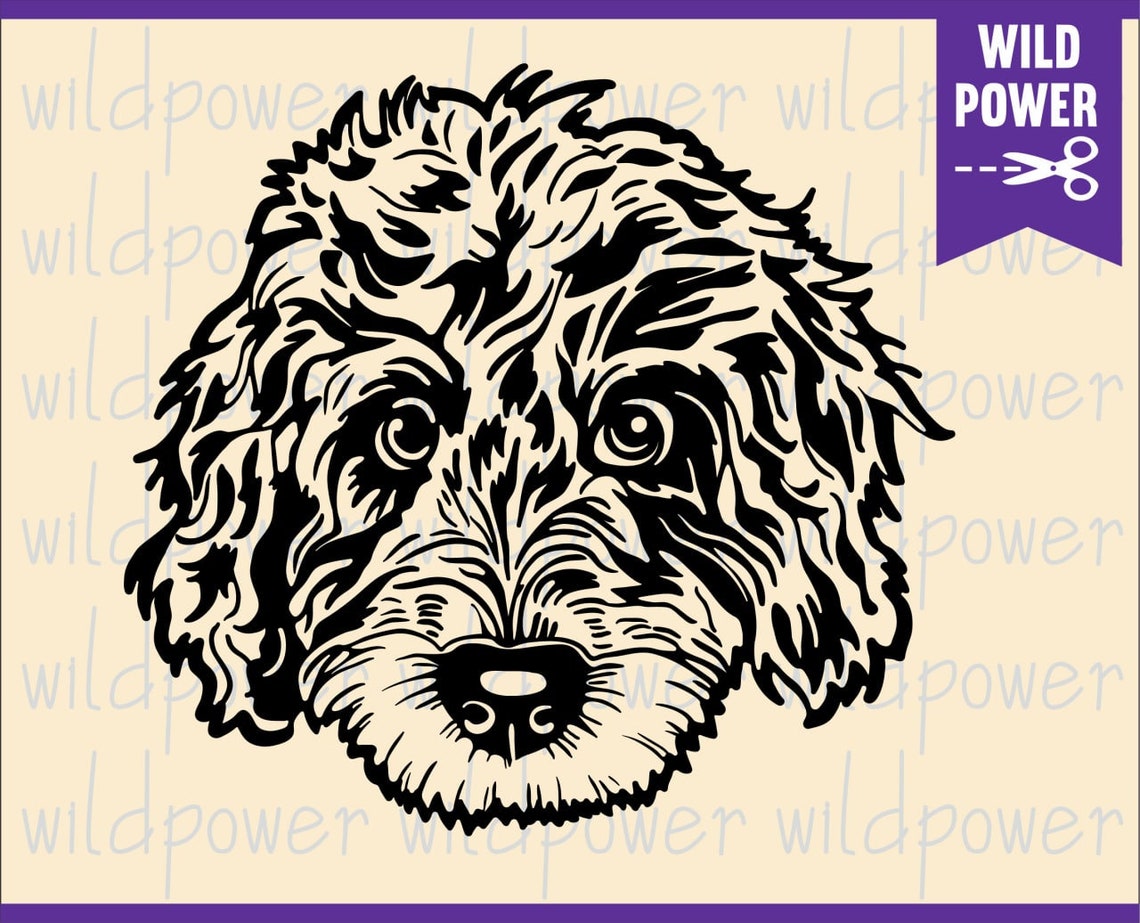 Bernedoodle Dog Svgbernedoodle Svgbernedoodle | Etsy