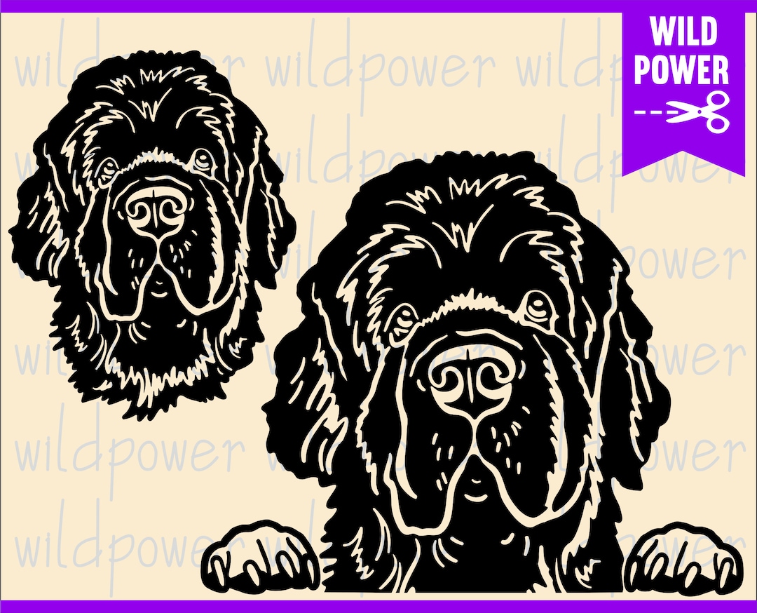 Newfoundland Svg,dog Svg File for Cricut,newfoundland Silhouette ...