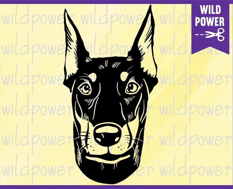 Doberman Svg Doberman Svg Filesdog SVG Files for Cricut - Etsy