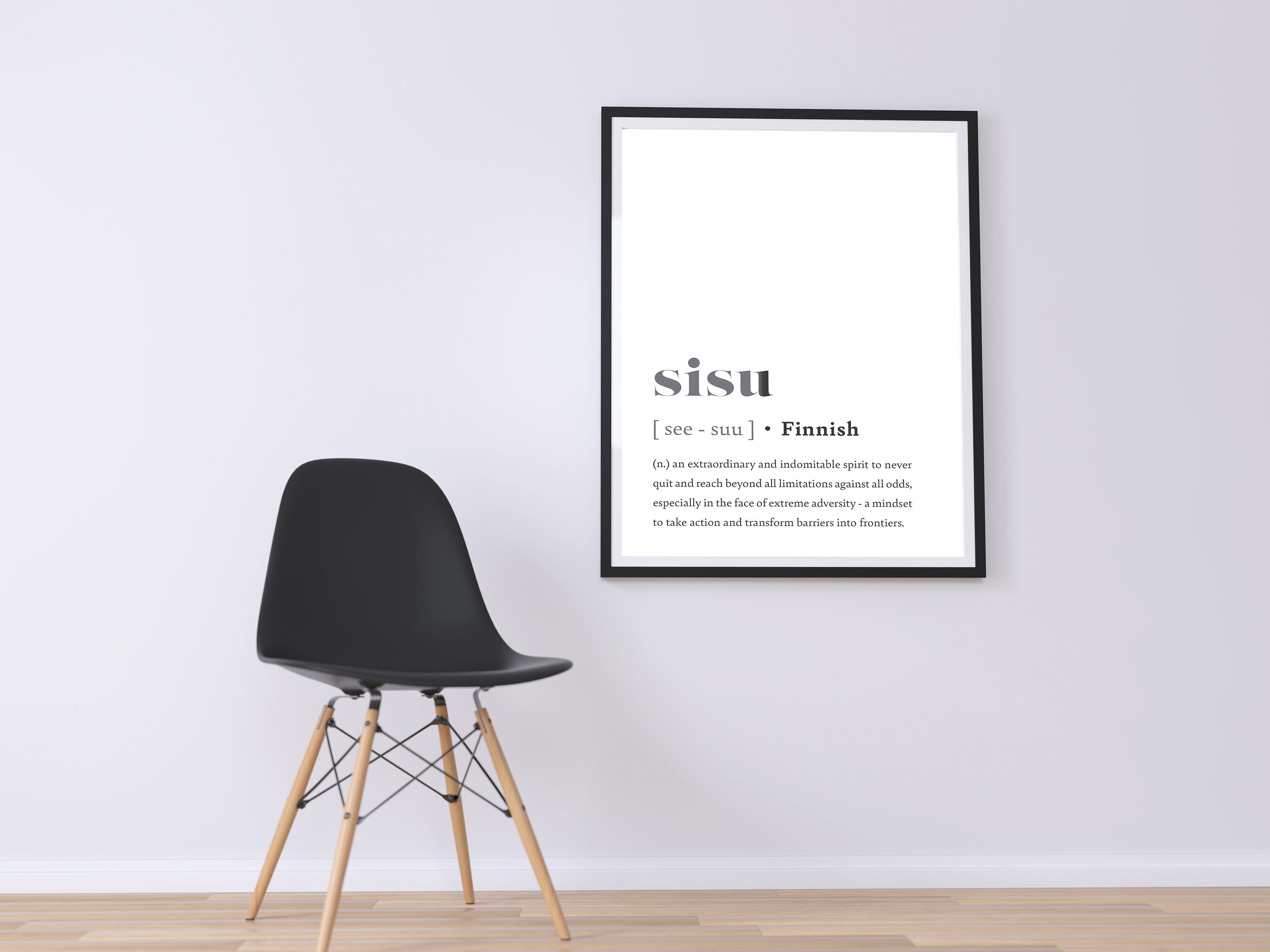 Sisu Finnish Saying Poster Digital Download Positive Inspirational ...