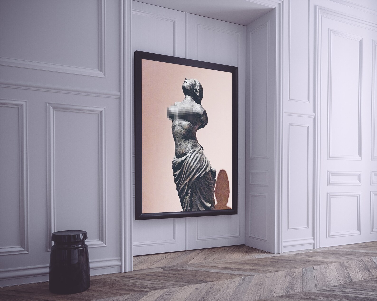 Nude Statue Censured Poster Digital Download Printable Fun Edgy ...