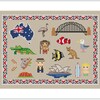 1817 Scottish Sampler Antique Reproduction - Cross Stitch - Counted Chart PDF Instant Download ...