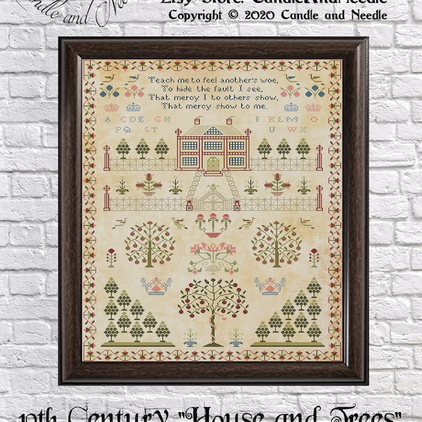 Scottish Cross Stitch Sampler Kit - Etsy UK