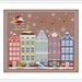 European Christmas Pattern Santa Sleigh and Reindeer Cross Stitch ...