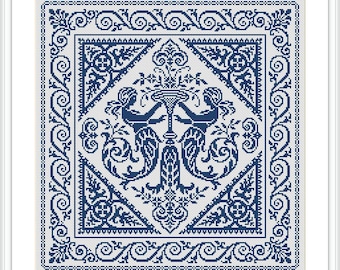 Patterns Sewing & Fiber Weaving & Tapestry Greek Sampler 19th Century ...