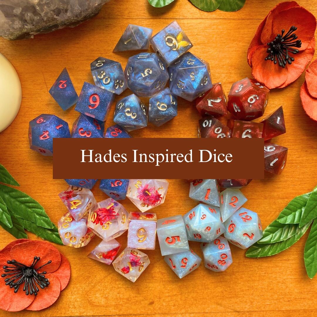 Hades Inspired Dice Collection - Etsy