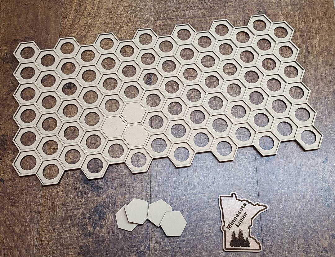 Hex Map Perfect for Roll Playing or Prototyping - Etsy