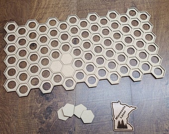 Hex Map Tiles | Etsy