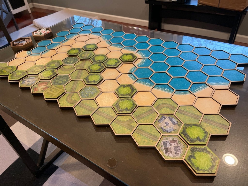 Hex Board for Memoir '44 Game - Etsy