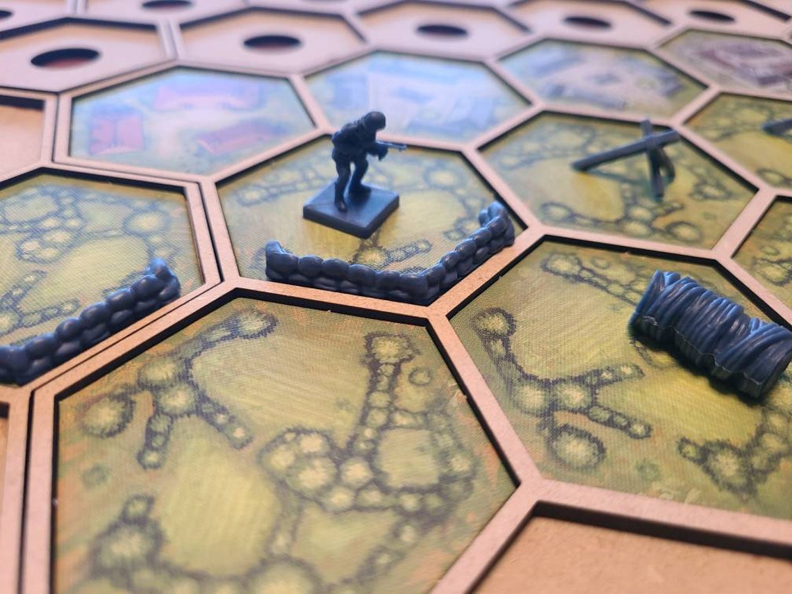 Hex Board for Memoir '44 Game - Etsy