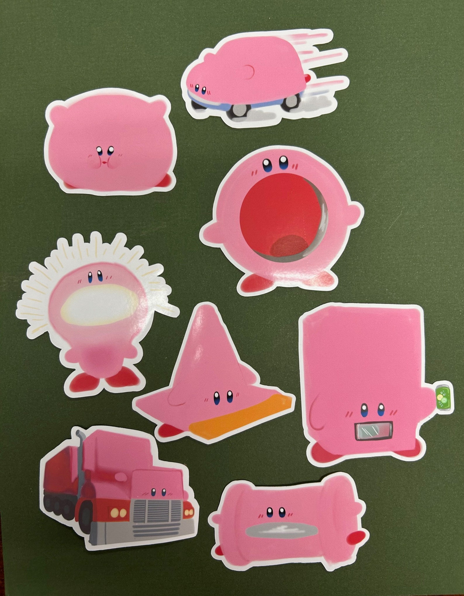 Kirby Friend Shapes - Etsy