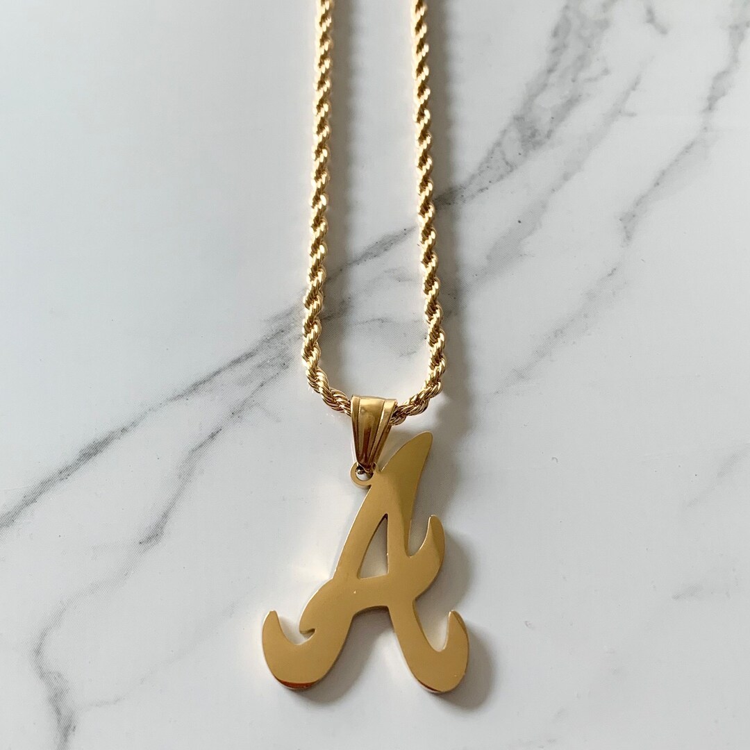 Atlanta Charm | ATL Pendant | City Charm | Baseball Fan | Initial A ...
