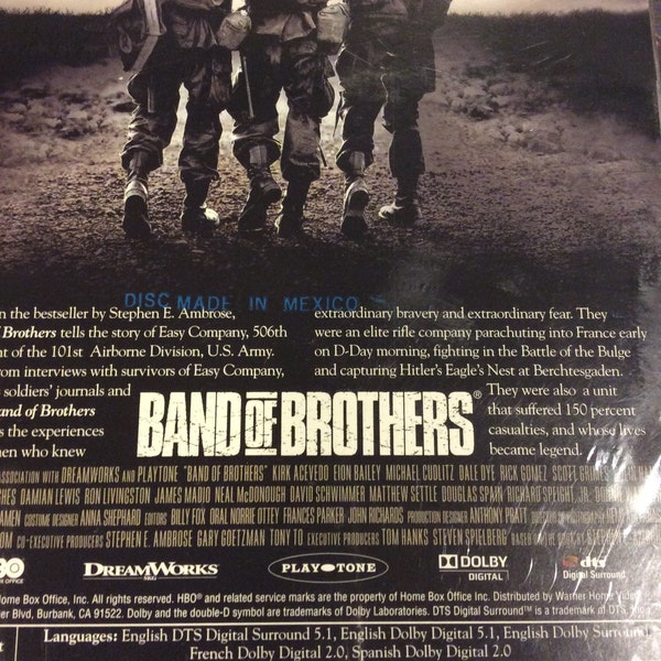 Band of Brothers Dvd - Etsy