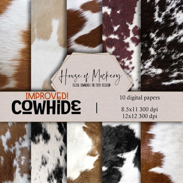 Cowhide - Etsy