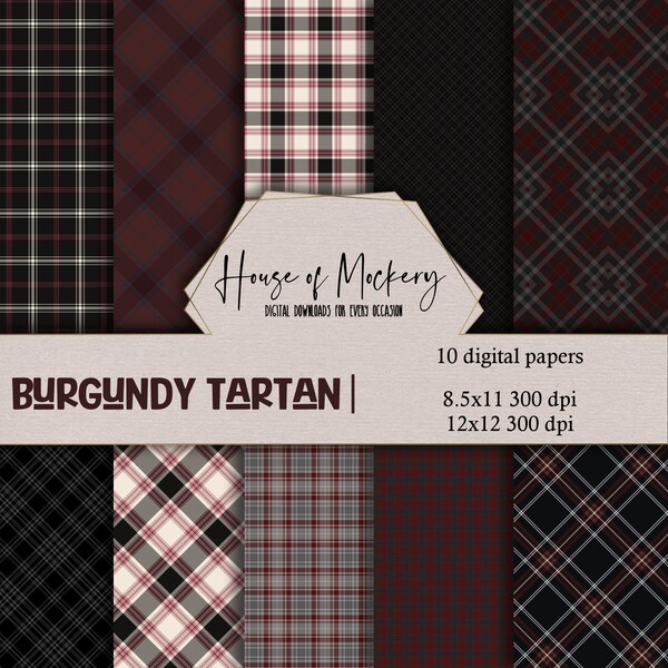 Tartan Paper - Etsy