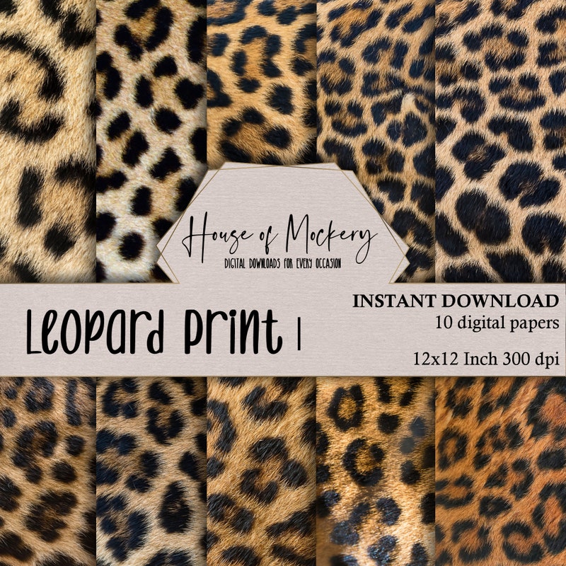 Animal Print Papers - Etsy