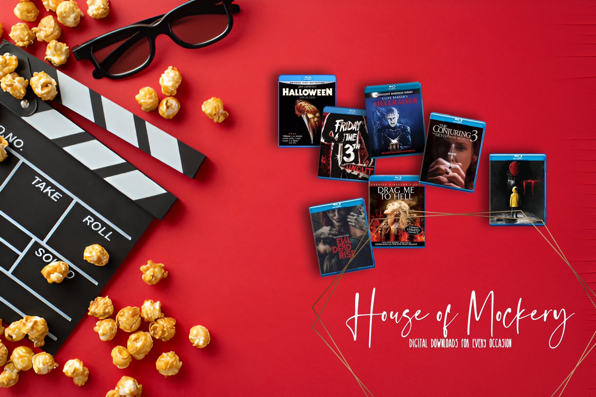 1:12 Scale Classic Horror Movies DVD Covers 91 Digital INSTANT DOWNLOAD ...