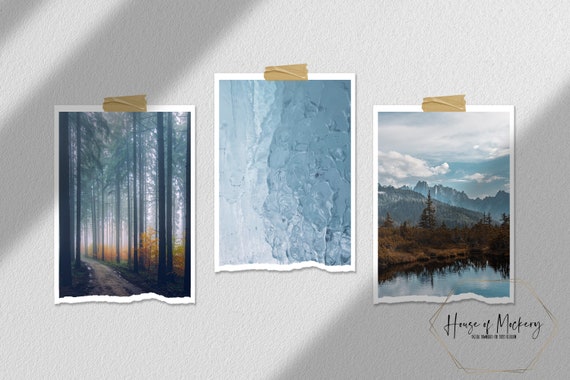 Mountain Scrapbook Paper