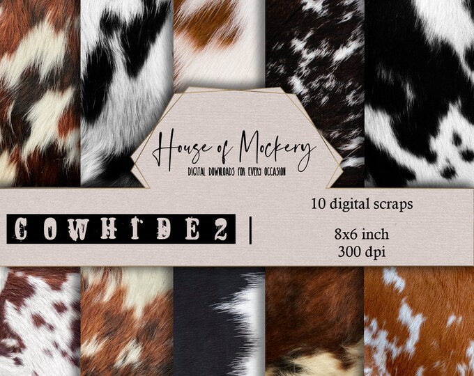 Cowhide Digital Downloadwaterslidecowhide Download for ...