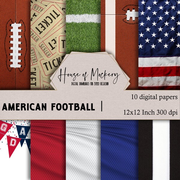 Football Paper - Etsy