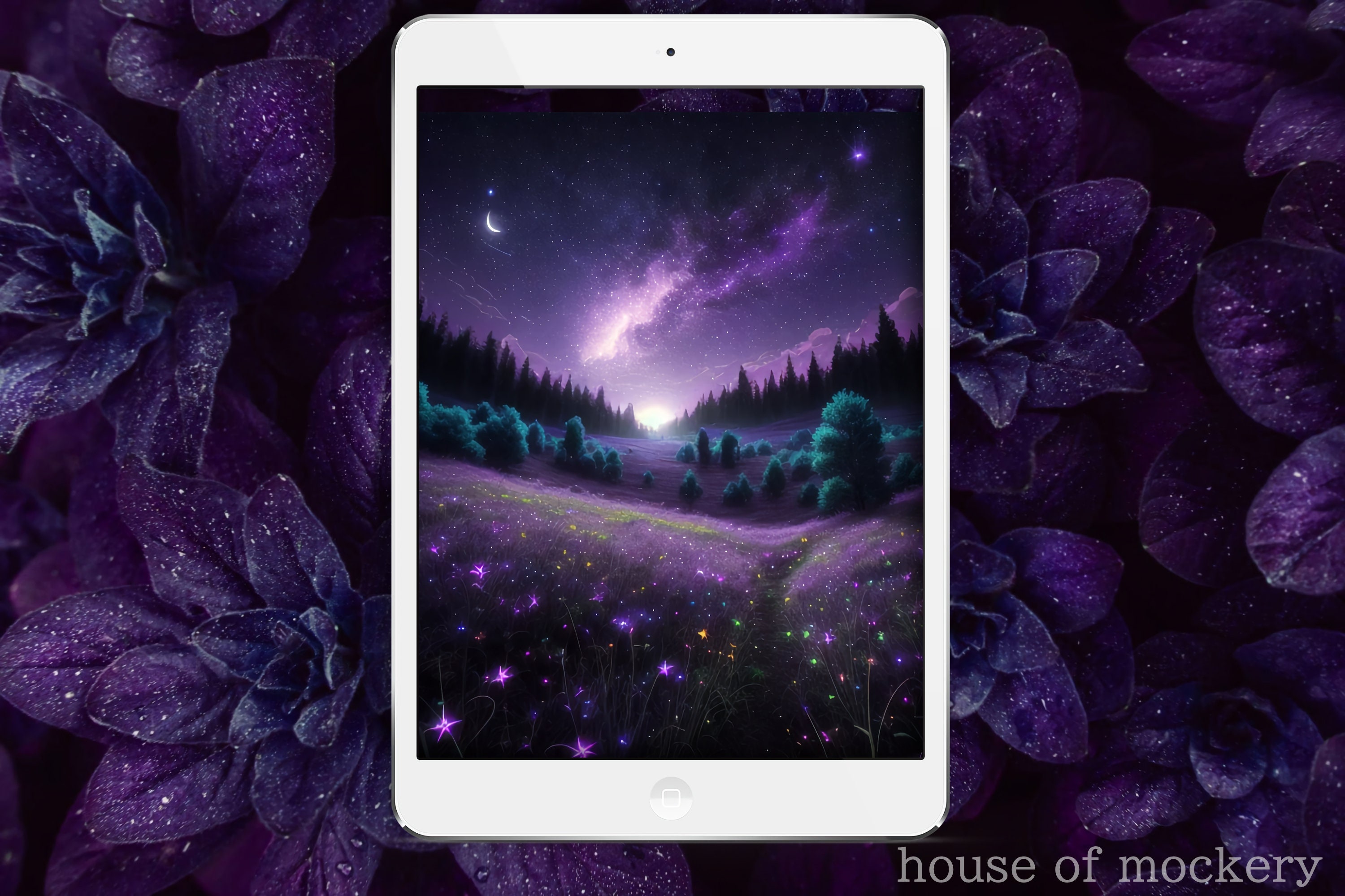 Night Moon Digital Scrapbook Paper Kit 12x12 Inch 10 Digital - Etsy