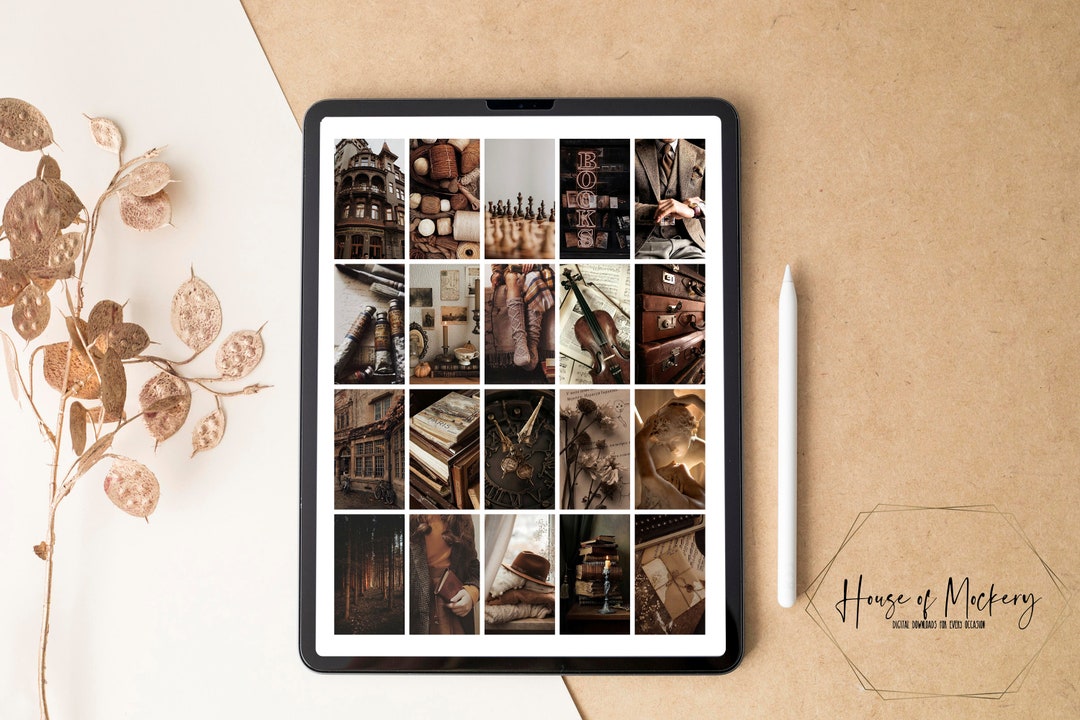 Dark Academia Themed Digital Planner Stickers 80 Digital INSTANT ...