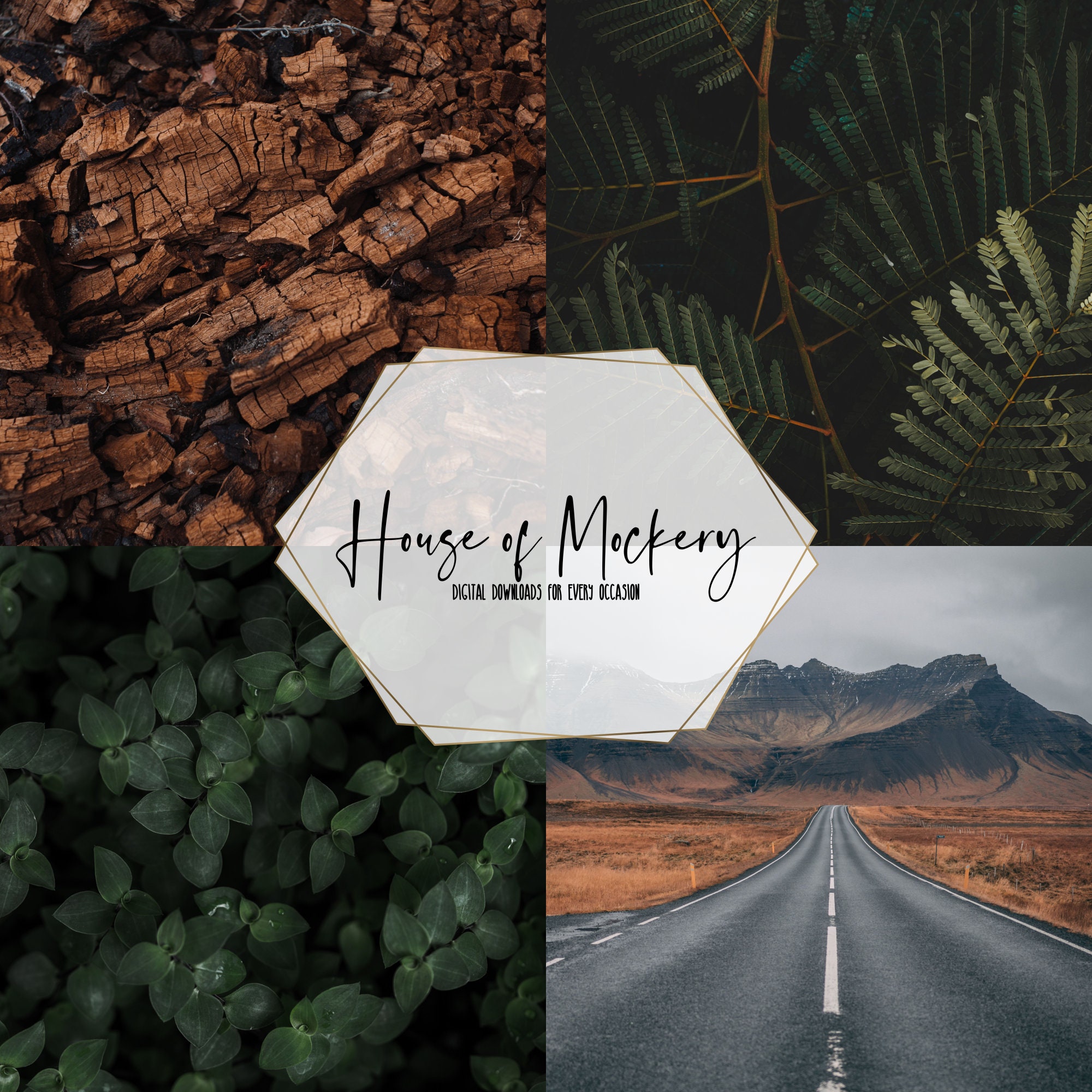 The Hillside Digital Scrapbook Paper Kit 8.5x11 and 12x12, 10 Digital ...