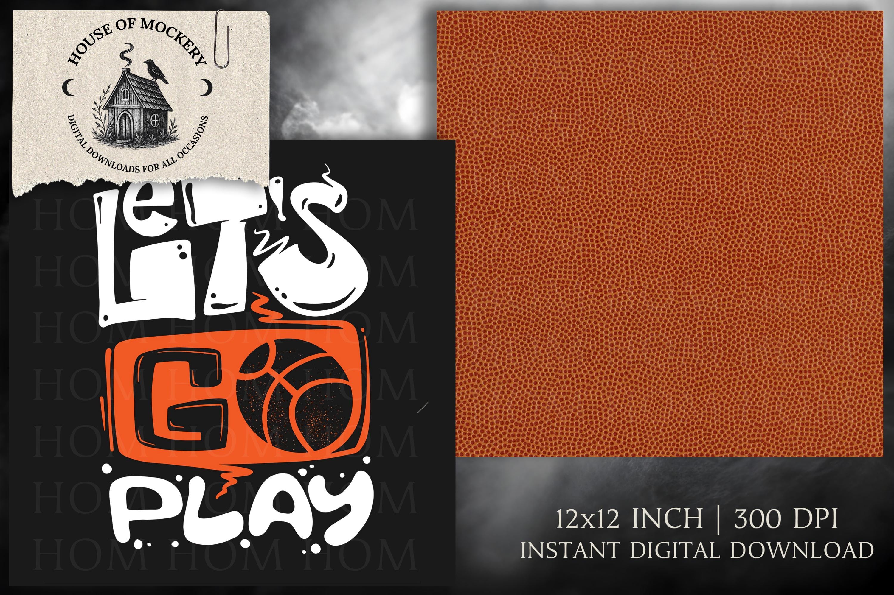 American Basketball Digital Paper Kit 12x12 Inch, 10 Digital INSTANT ...