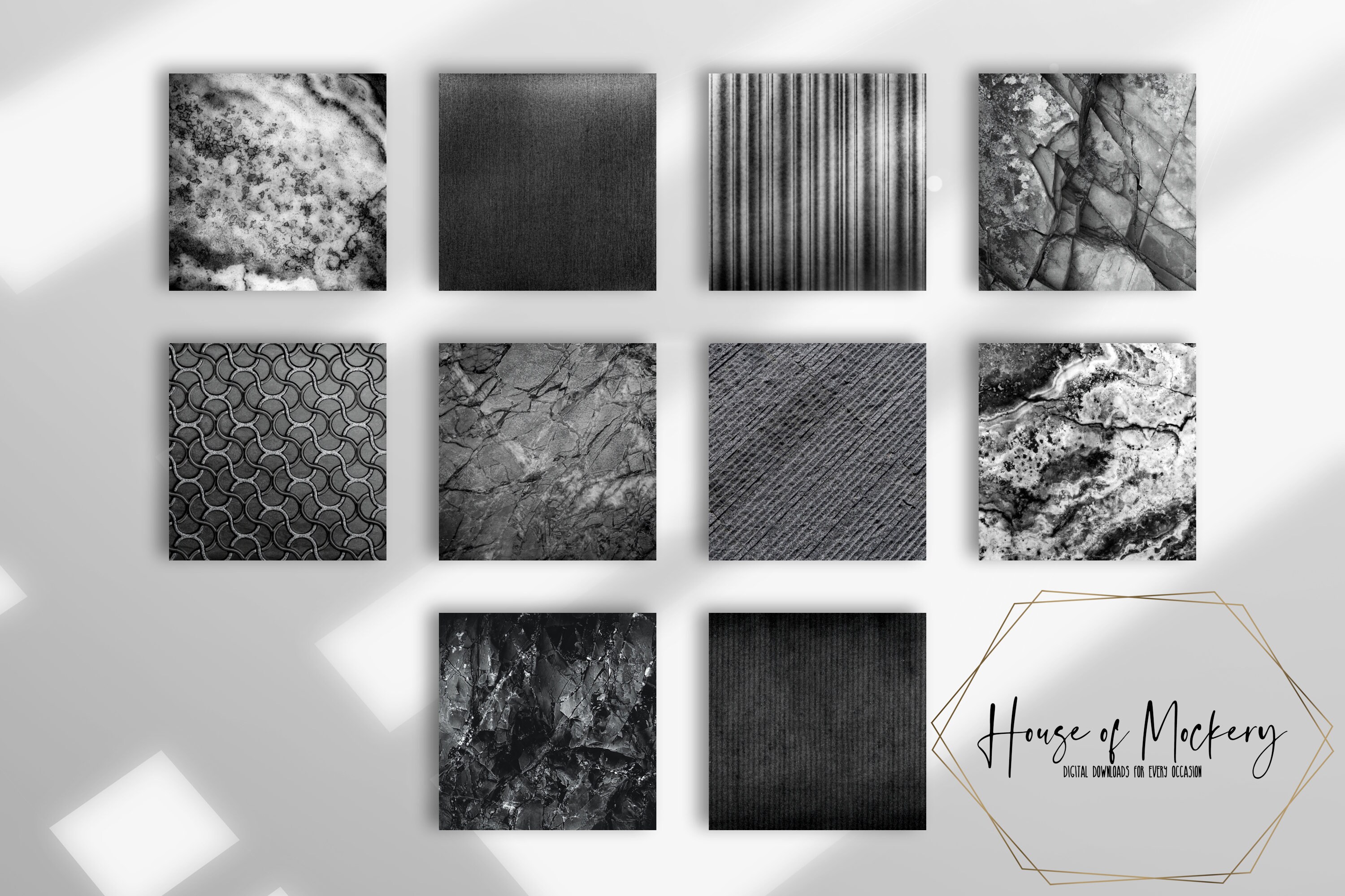 Tough as Granite/grunge Digital Scrapbook Paper Kit 8.5x11 and - Etsy