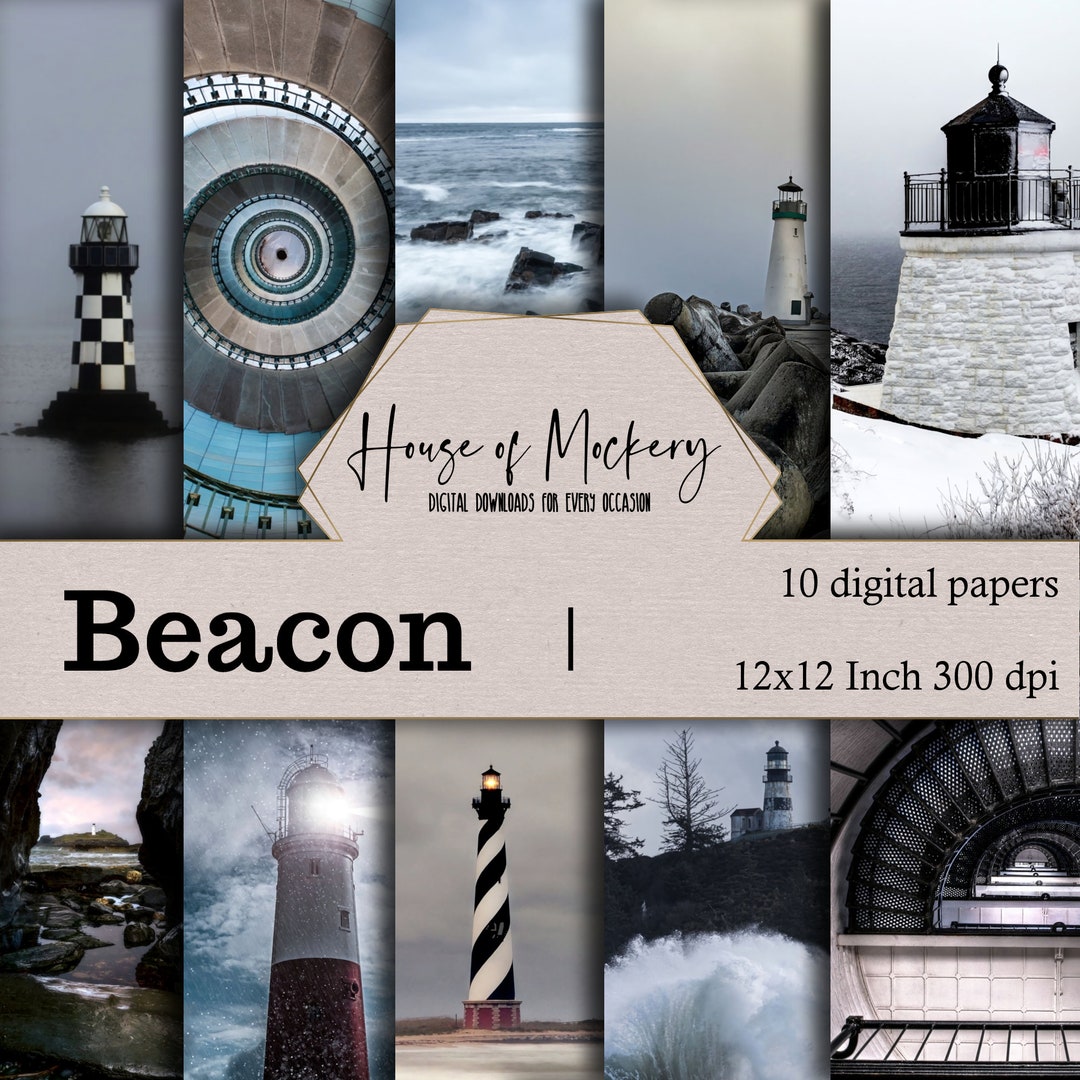 Beacon Digital Scrapbook Paper Kit 12x12 Inch, 10 Digital INSTANT ...