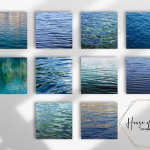 Lake Water Digital Scrapbook Paper Kit/ 12x12 Inch, 10 Digital INSTANT ...