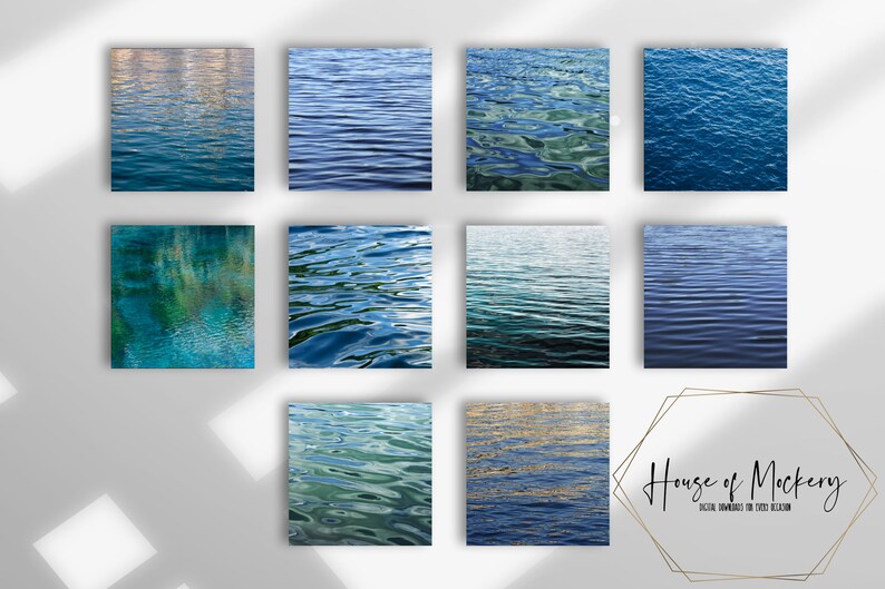 Lake Water Digital Scrapbook Paper Kit/ 12x12 Inch 10 Digital - Etsy