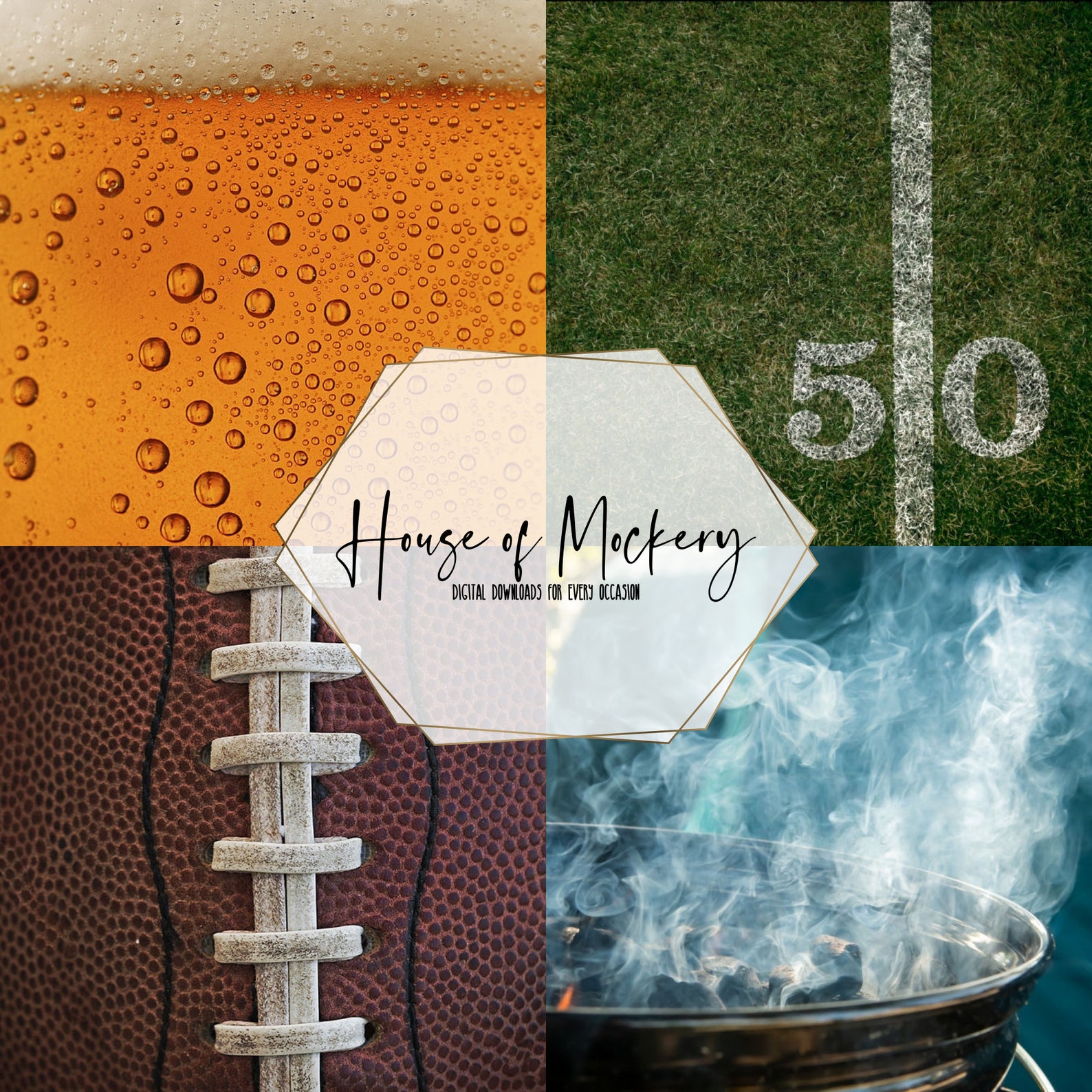 Beer Ball & BBQ Digital Scrapbook Paper Kit 8.5x11 and 12x12 - Etsy