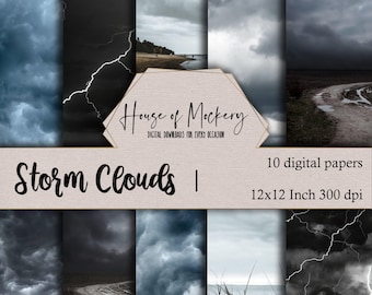 Gearhead Digital Scrapbook Paper Kit 12x12 Inches, 10 Digital INSTANT ...