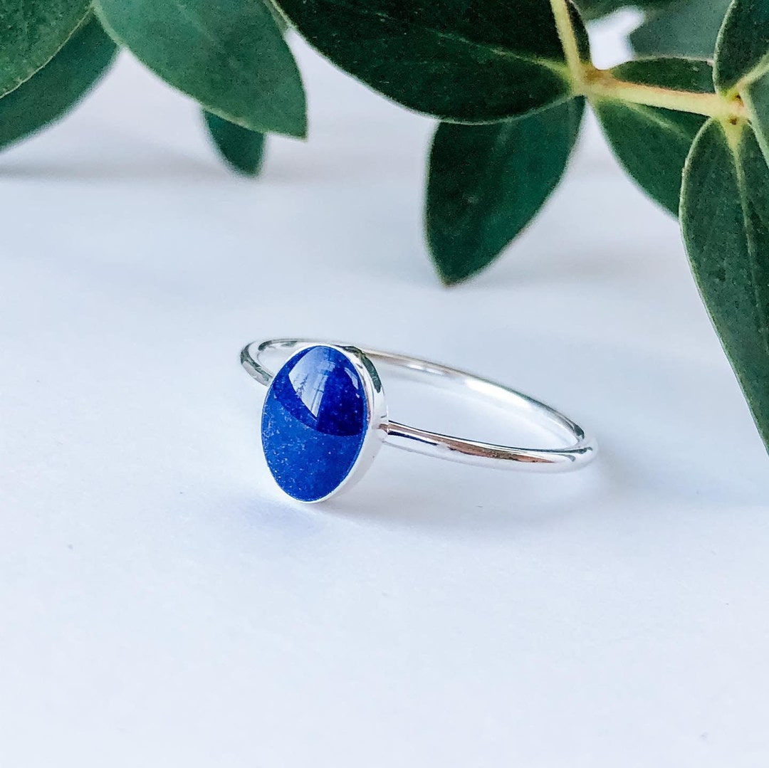 Sterling Silver Memorial Cremation Ring (stacking Ring / Cremation ...